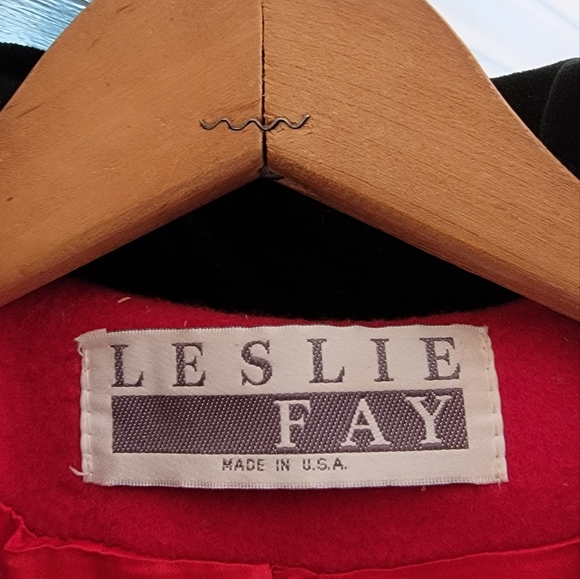 Leslie Fay | Jackets & Coats | Vintage Leslie Fay Wool Chesterfield ...